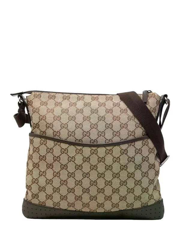 Gucci Gg Canvas Crossbody Bag - Neutrals