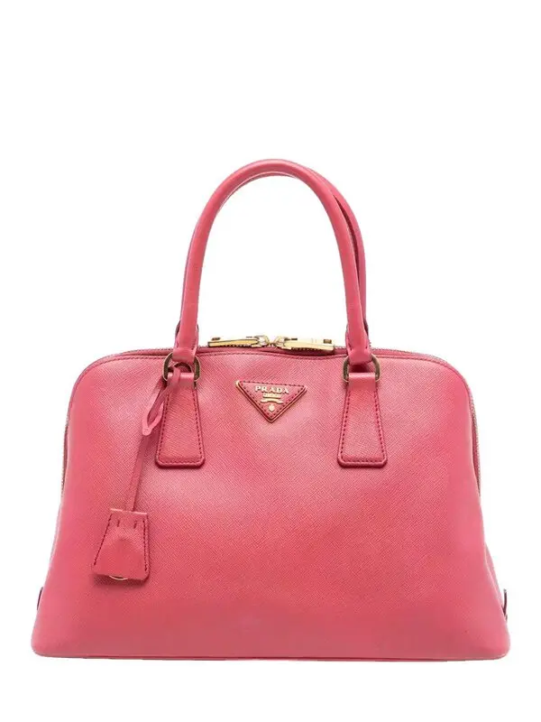 Prada Saffiano Lux Promenade Satchel - Pink