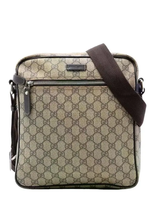 Gucci Gg Supreme Crossbody Bag - Neutrals