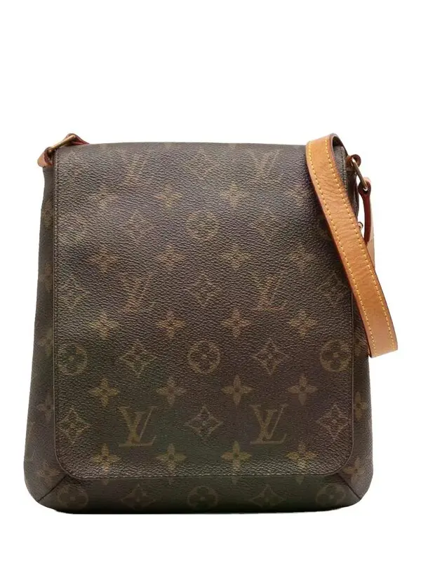 LOUIS VUITTON 2002 Monogram Musette Salsa Pm Short Strap Shoulder Bag - Brown