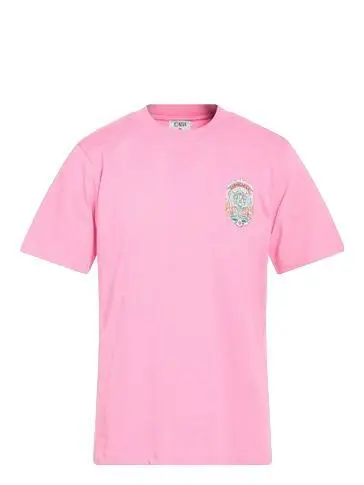 Casablanca T-shirt Size Organic Cotton - Pink
