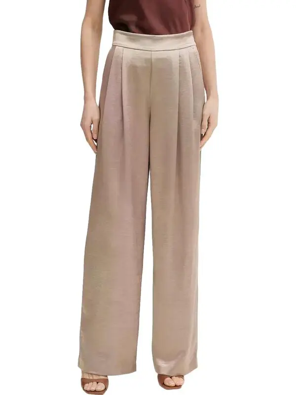 Guess Katie Pleated Trousers - Neutrals
