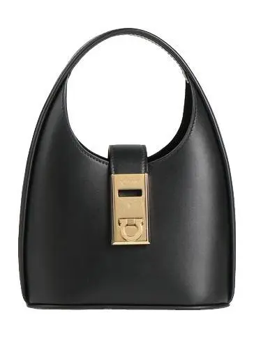 FERRAGAMO Mini Hobo Handbag - Black
