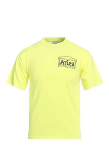 Aries T-shirt Size Cotton - Yellow