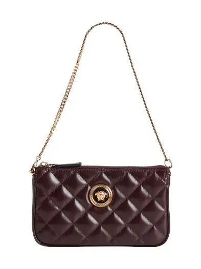 Versace Handbag Chocolate Calfskin - Brown