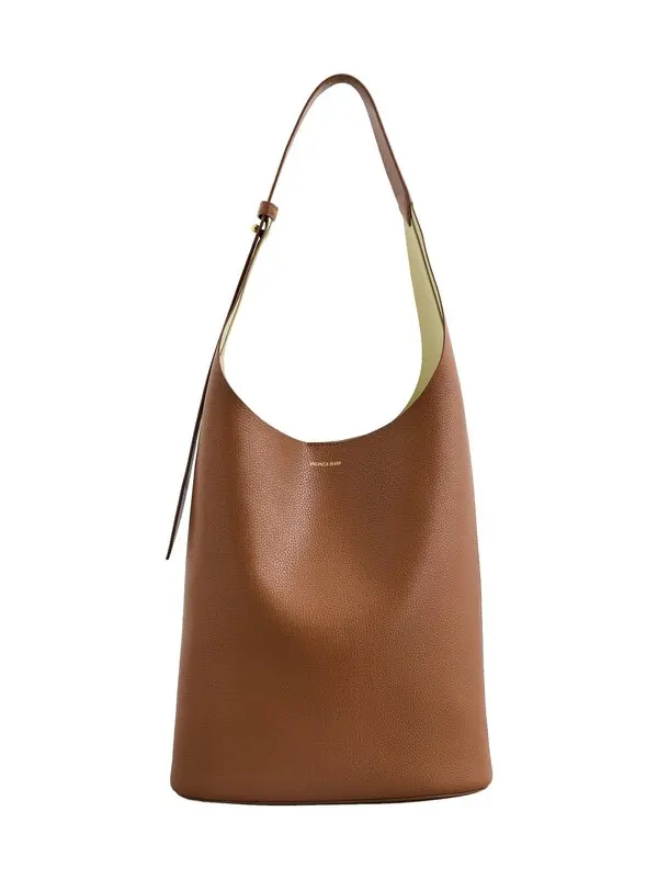 Veronica Beard Leather Shoulder Bag - Hazelwood Pistachio