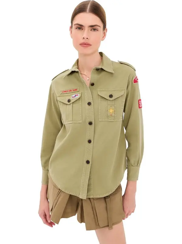 Isabel Marant Umberta Button-down Shirt - Khaki