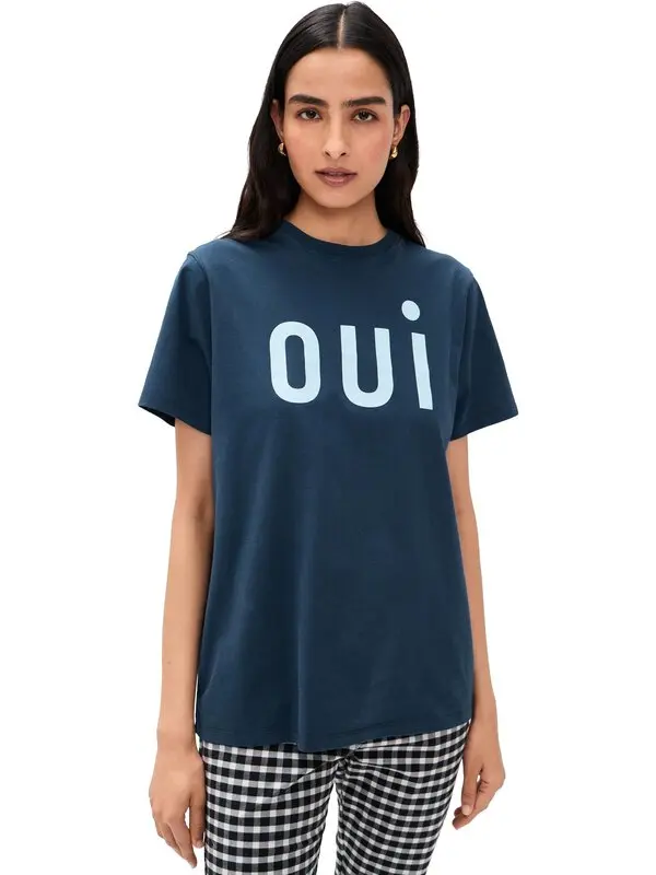Clare V. Oui Original Tee - Navy