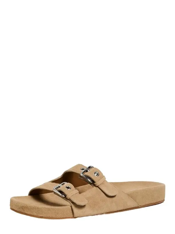 Madewell Cambria Molded Footbed Sandals - Field Khaki