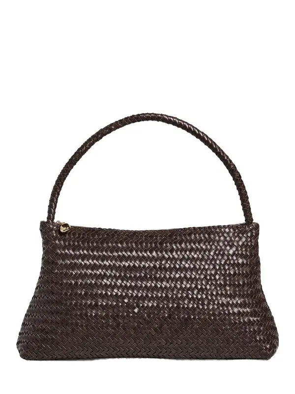 Madewell The Signature Woven Collection Shoulder Bag - Coffee Bean
