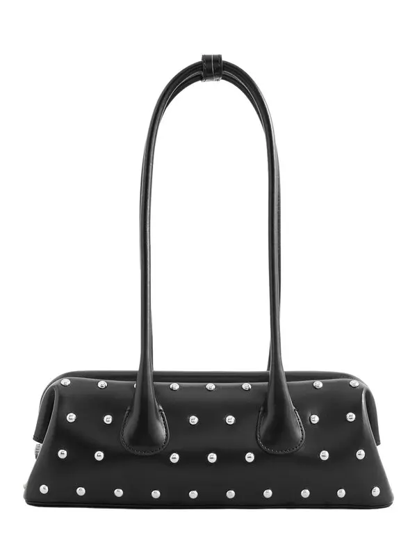 OSOI Boat Wide Mini Shoulder Bag - Black Stud