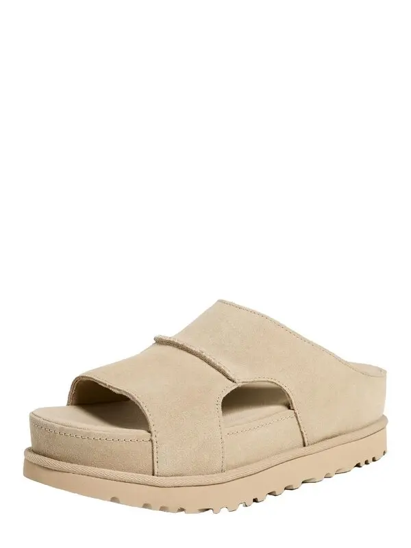 UGG Goldenstar Hi Cutout Slide - Sand