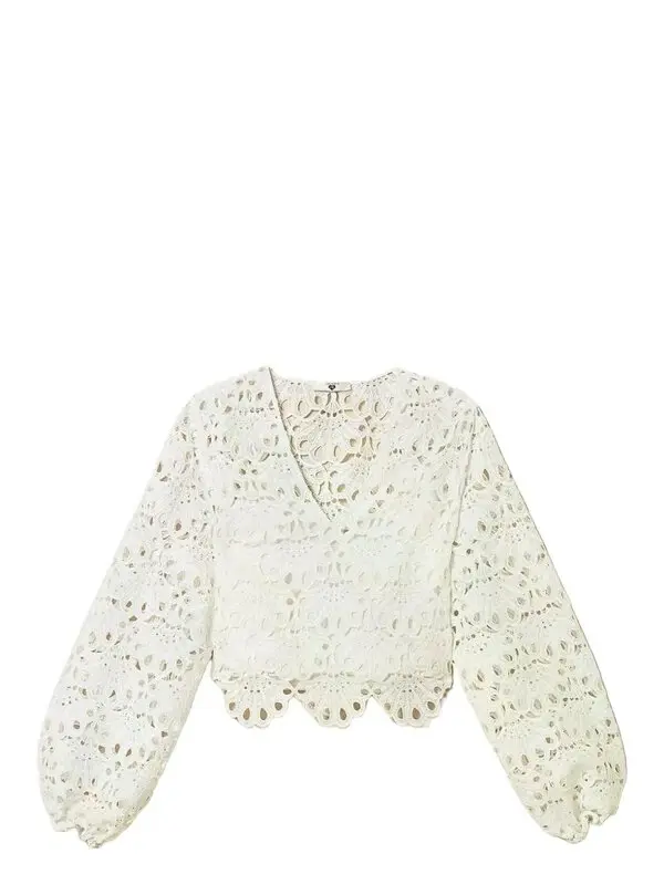 TWINSET Macramé-woven Blouse - White