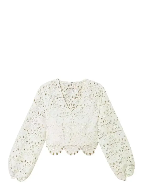 TWINSET Macramé-woven Blouse - White