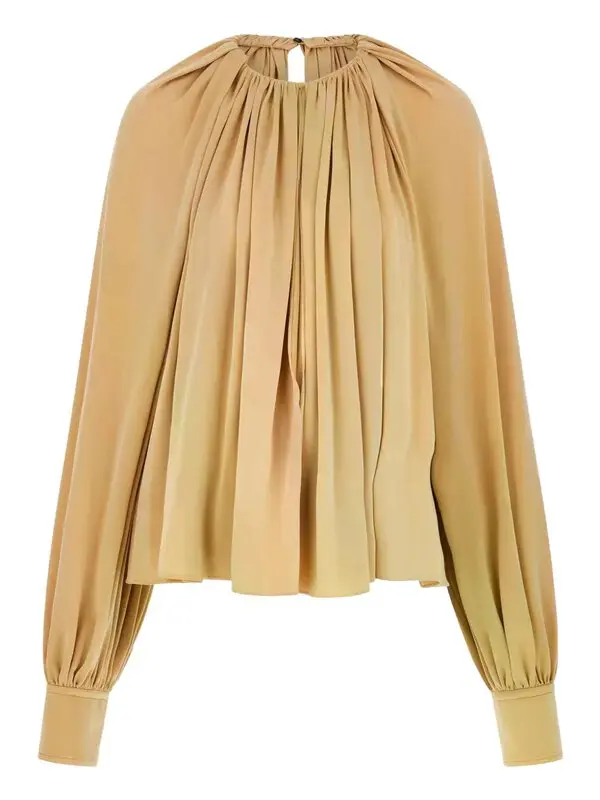 FERRAGAMO Back-slit Blouse - Neutrals