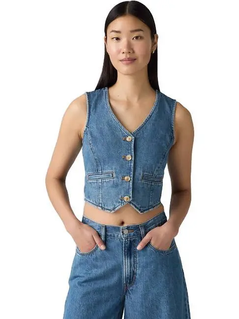 LEVI'S Amore Denim Vest - Cause And Effect