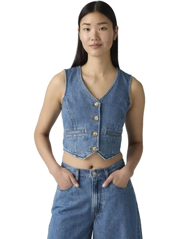 LEVI'S Amore Denim Vest - Cause And Effect