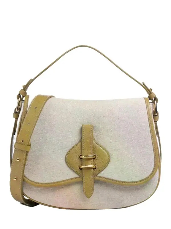 COCCINELLE Buckle Leather Tote Bag - Neutrals
