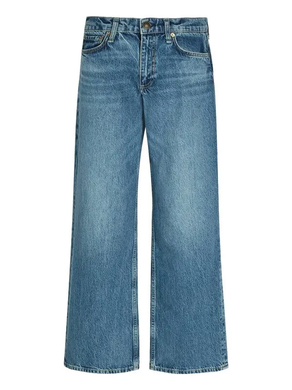 Rag & Bone Saige Straight-leg Denim Jeans - Blue