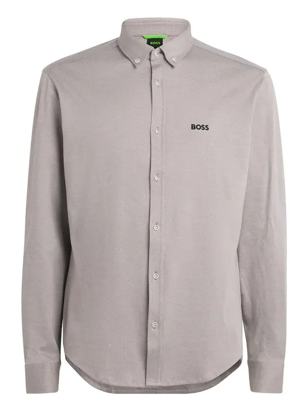 BOSS Cotton Shirt - Grey
