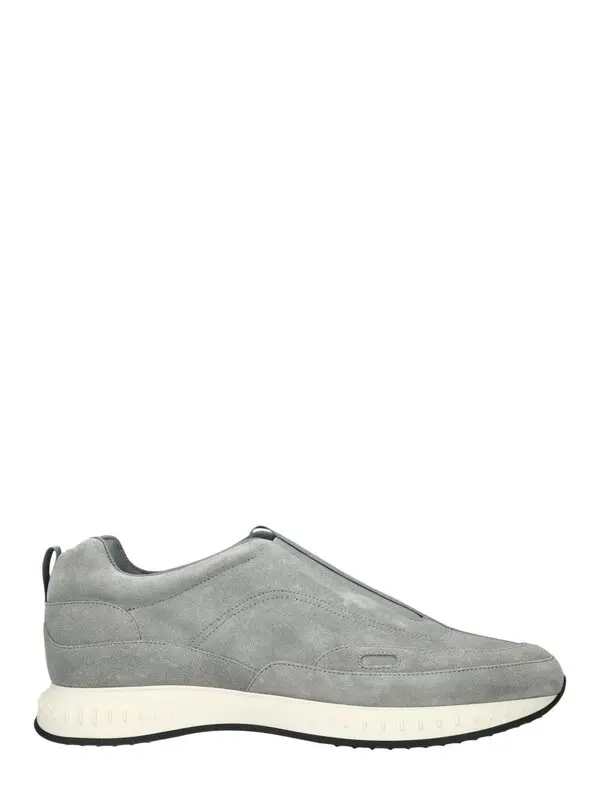 John Lobb Suede Slip-on Sneakers - Grey