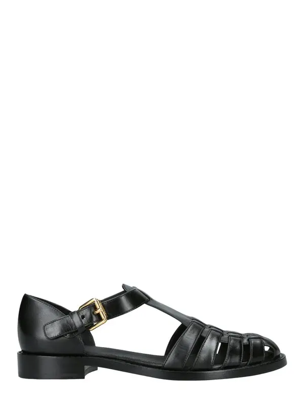 Church's Calfskin Kelsey Sandals - Black