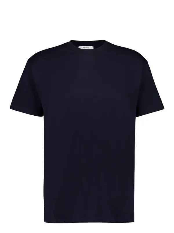 Givenchy Dark Navy Logo Cotton T-shirt - Blue