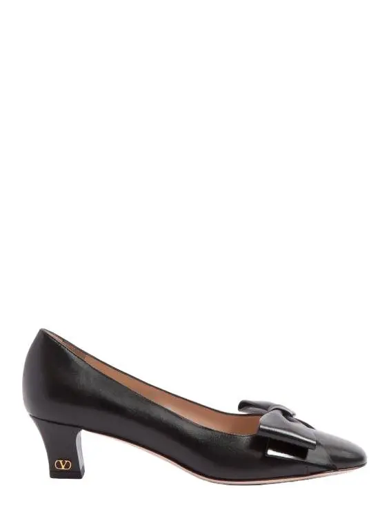 Valentino Garavani Bowow Kidskin Pumps - Black