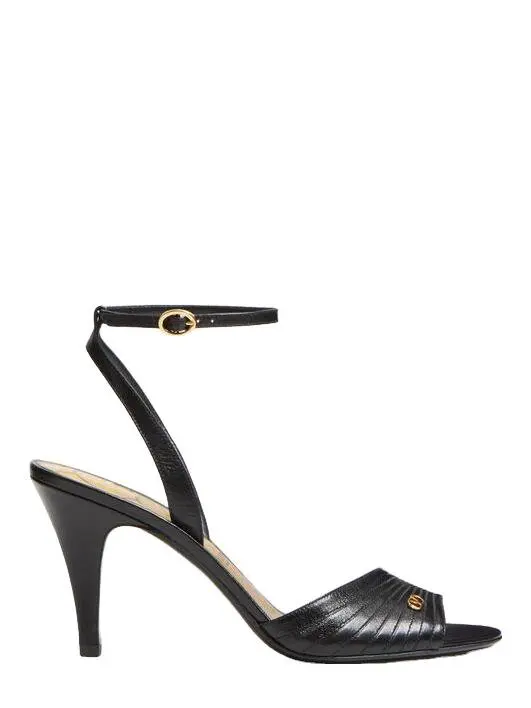 Valentino Garavani Kidskin Ladycrush Sandal - Black