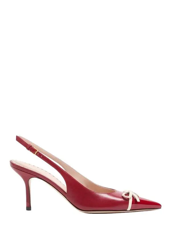 Valentino Garavani Bepointy Slingback Pump - Red/ivory