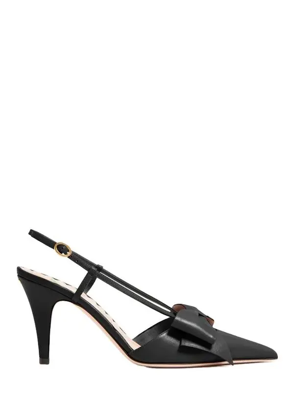 Valentino Garavani Bowow Slingback Pumps - Black