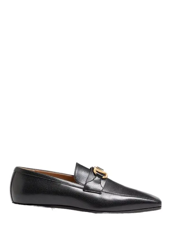 Valentino Garavani Vlogo Signature Kidskin Loafer - Black