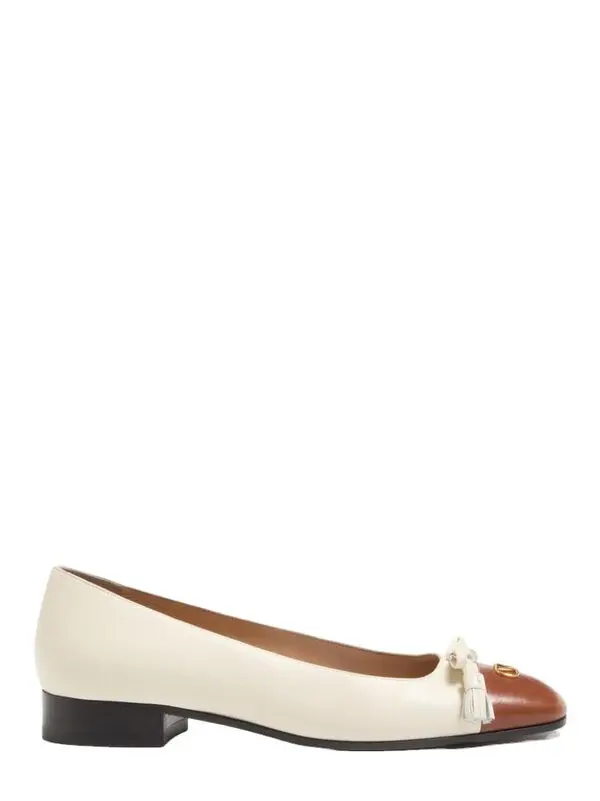 Valentino Garavani Valet Du Roi Ballerinas - Butter/tobacco