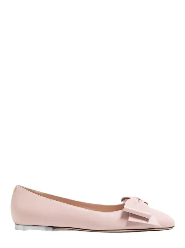 Valentino Garavani Bowow Kidskin Ballerinas - Pink