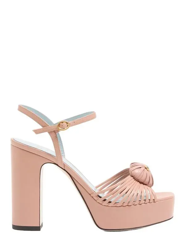 Valentino Garavani Coeur Royal Platform Sandal - Pink
