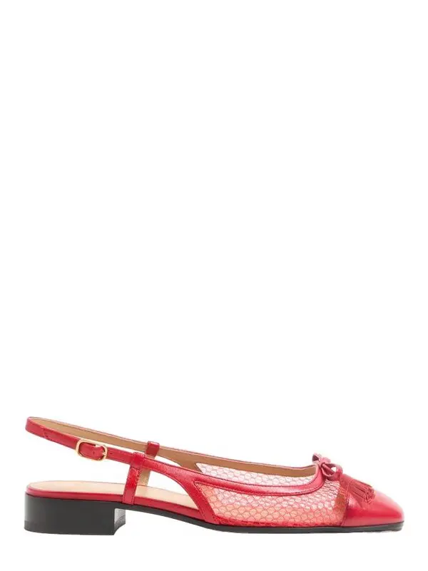 Valentino Garavani Valet Du Roi Slingback Ballerina - Rouge Pur
