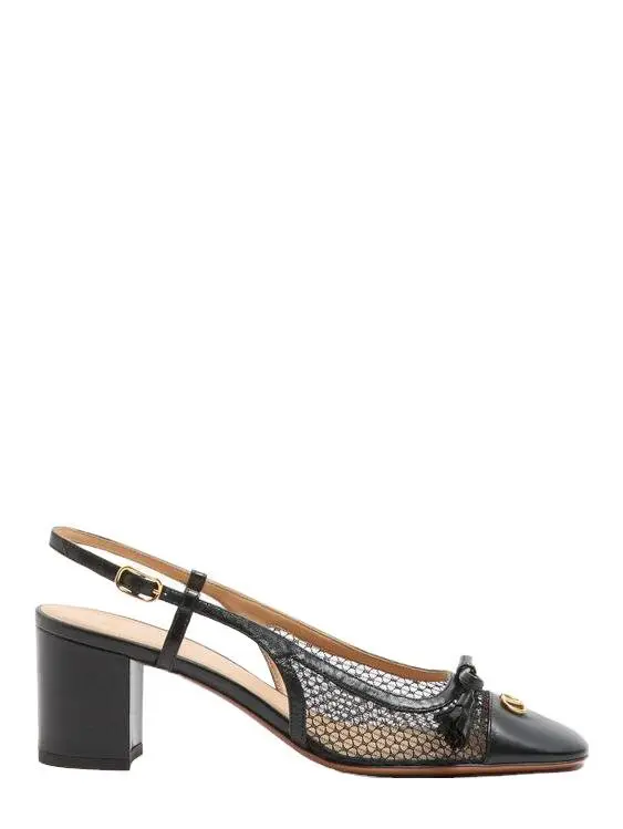 Valentino Garavani Valet Du Roi Slingback Pump 60mm - Black