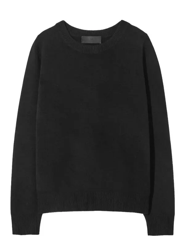 NILI LOTAN Nora Round-neck Sweater - Black