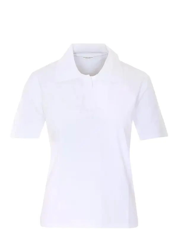 ROBERTO COLLINA Classic Collar Polo Shirt - White