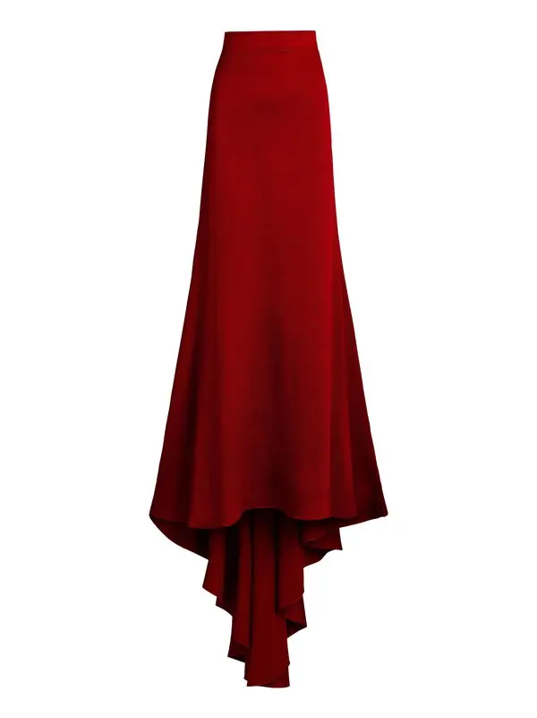 Silvia Tcherassi Marlon Maxi Skirt - Burgundy