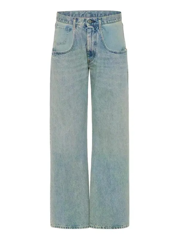 MAISON MARGIELA Wide-leg Denim Jeans - Blue