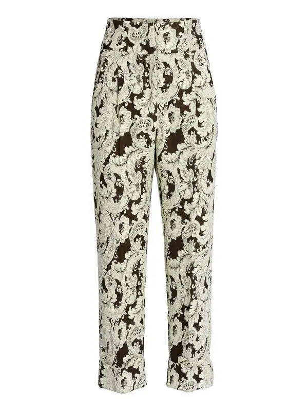 Silvia Tcherassi Moad Cotton-blend Pants - Multi