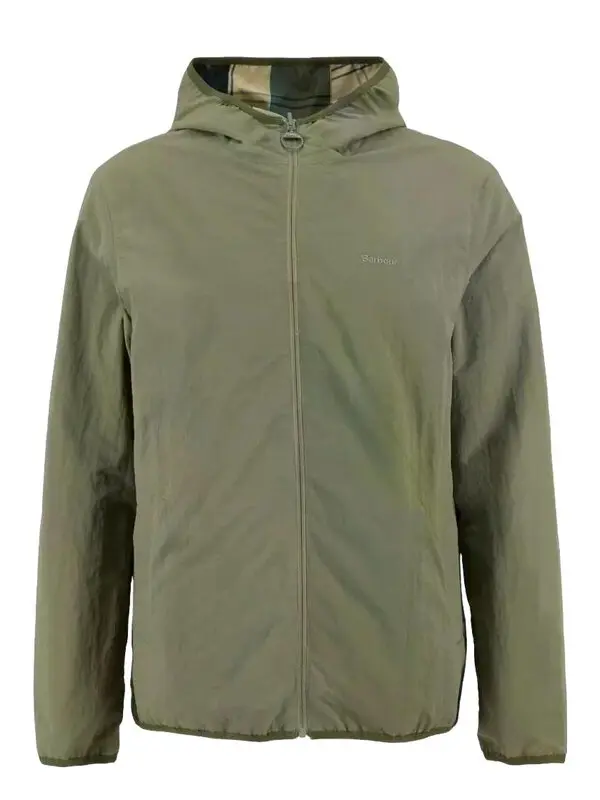 Barbour Hooded Zip-up Jacket - Green
