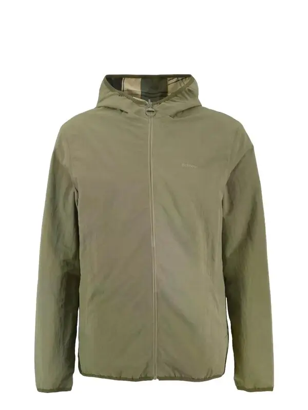 Barbour Hooded Zip-up Jacket - Green