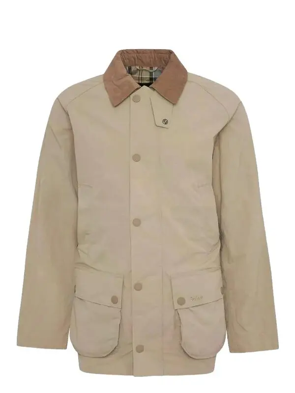 Barbour Ashby Pocket Jacket With Corduroy Collar - Neutrals