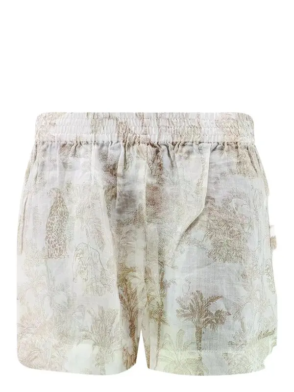 MC2 SAINT BARTH Printed Shorts - White