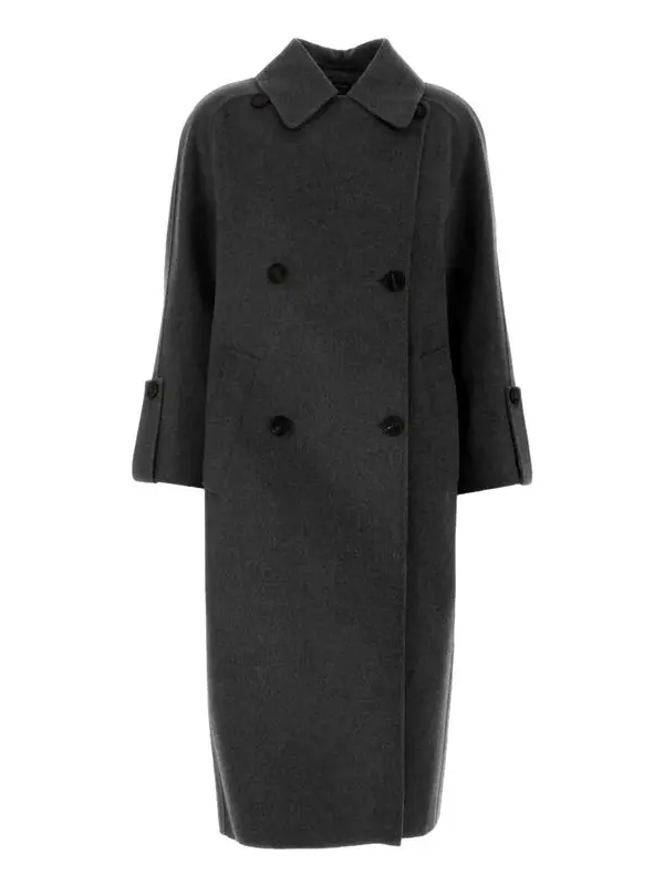 Max Mara Alice Wool Coat - Grey