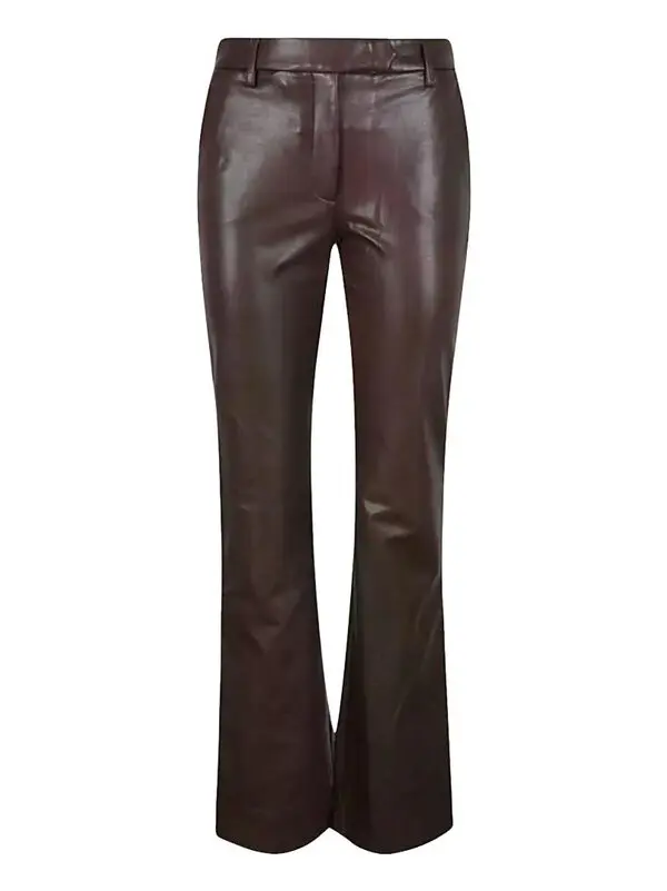 True Royal Flared-leg Trousers - Brown