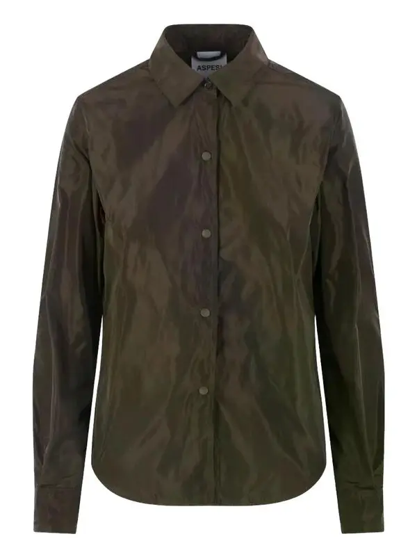Aspesi Button-front Shirt Jacket - Green