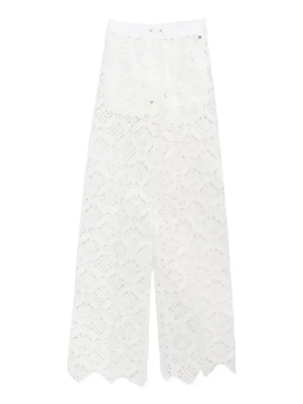 Herno Lace Trousers - White